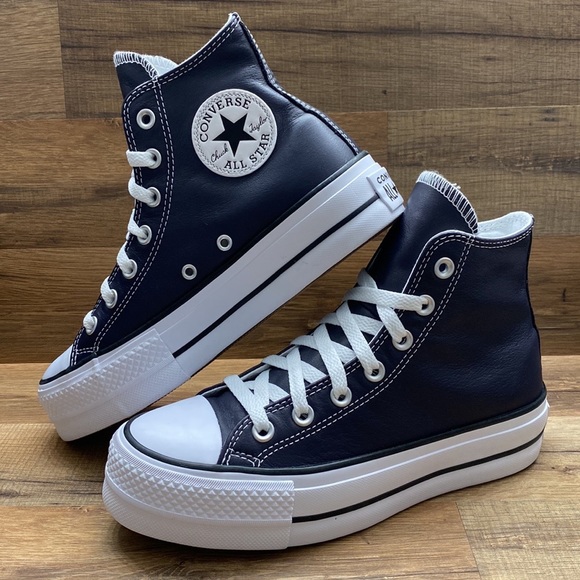 Converse | Shoes | Platform Leather Converse High Top | Poshmark